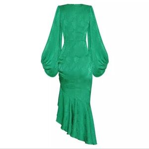 Dresses | Kelly Obi New York Lantern Sleeve Green Dress | Poshmark